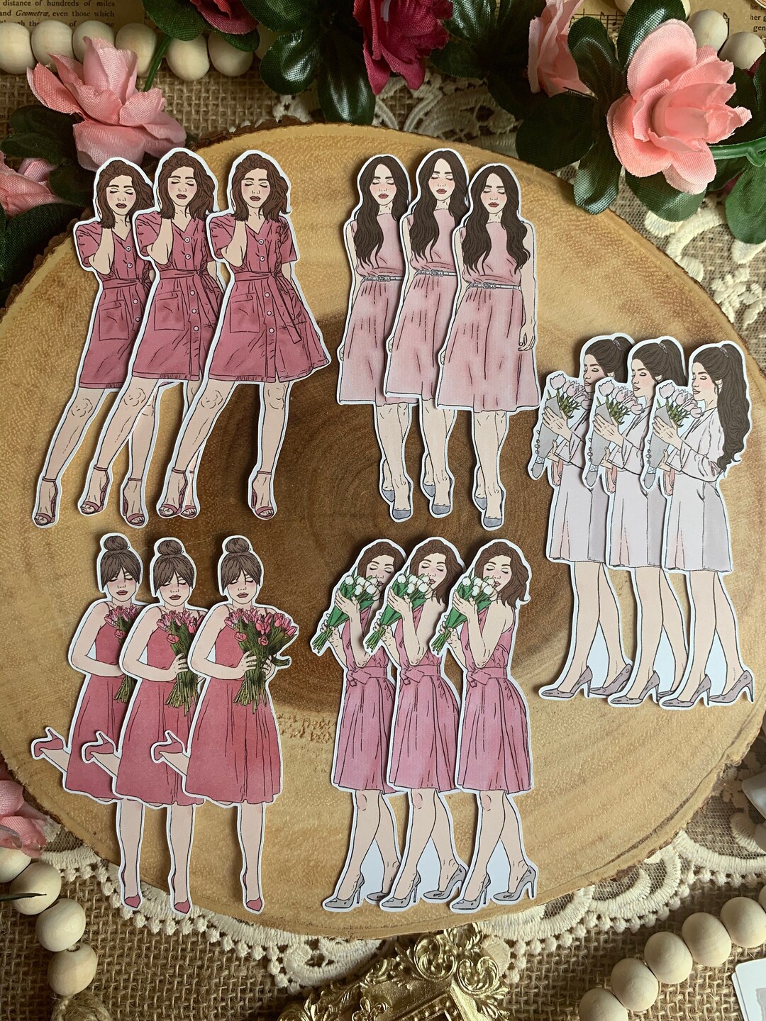 A Girl Named Gigi: Romantic Collection | Girl Stickers | Die Cuts | 15 ...