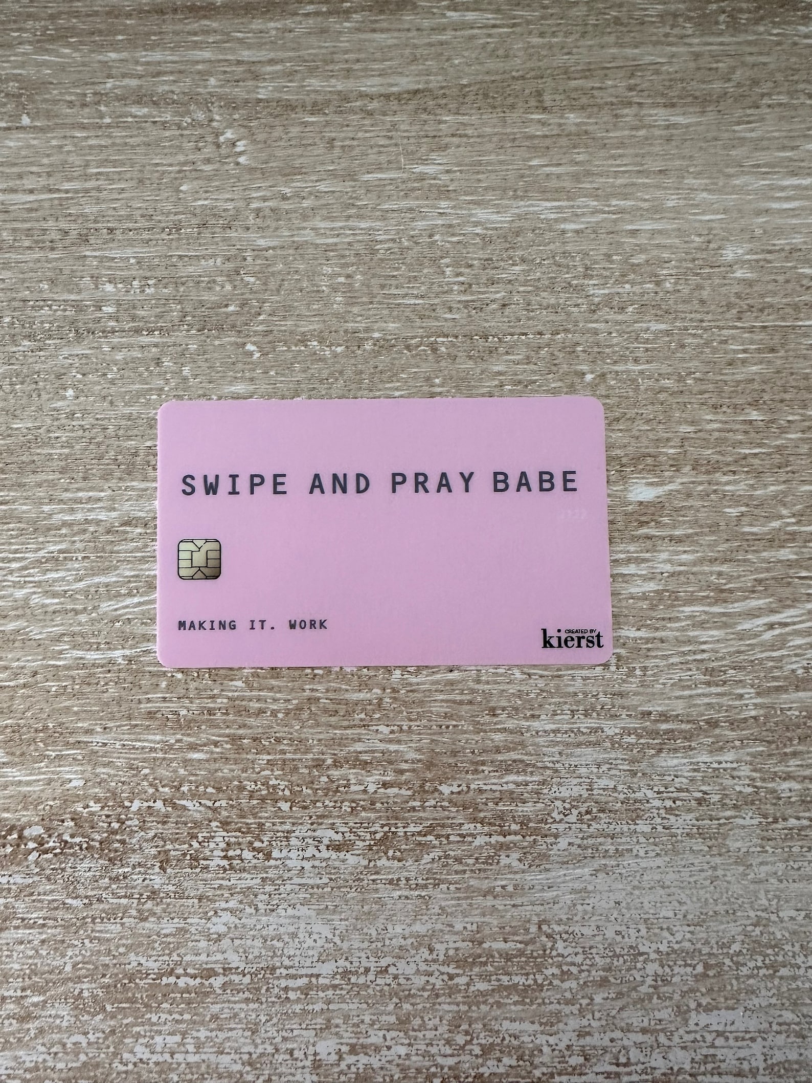 Swipe & Pray Decoration Small Rectangle Sticker NOT for Card - Etsy