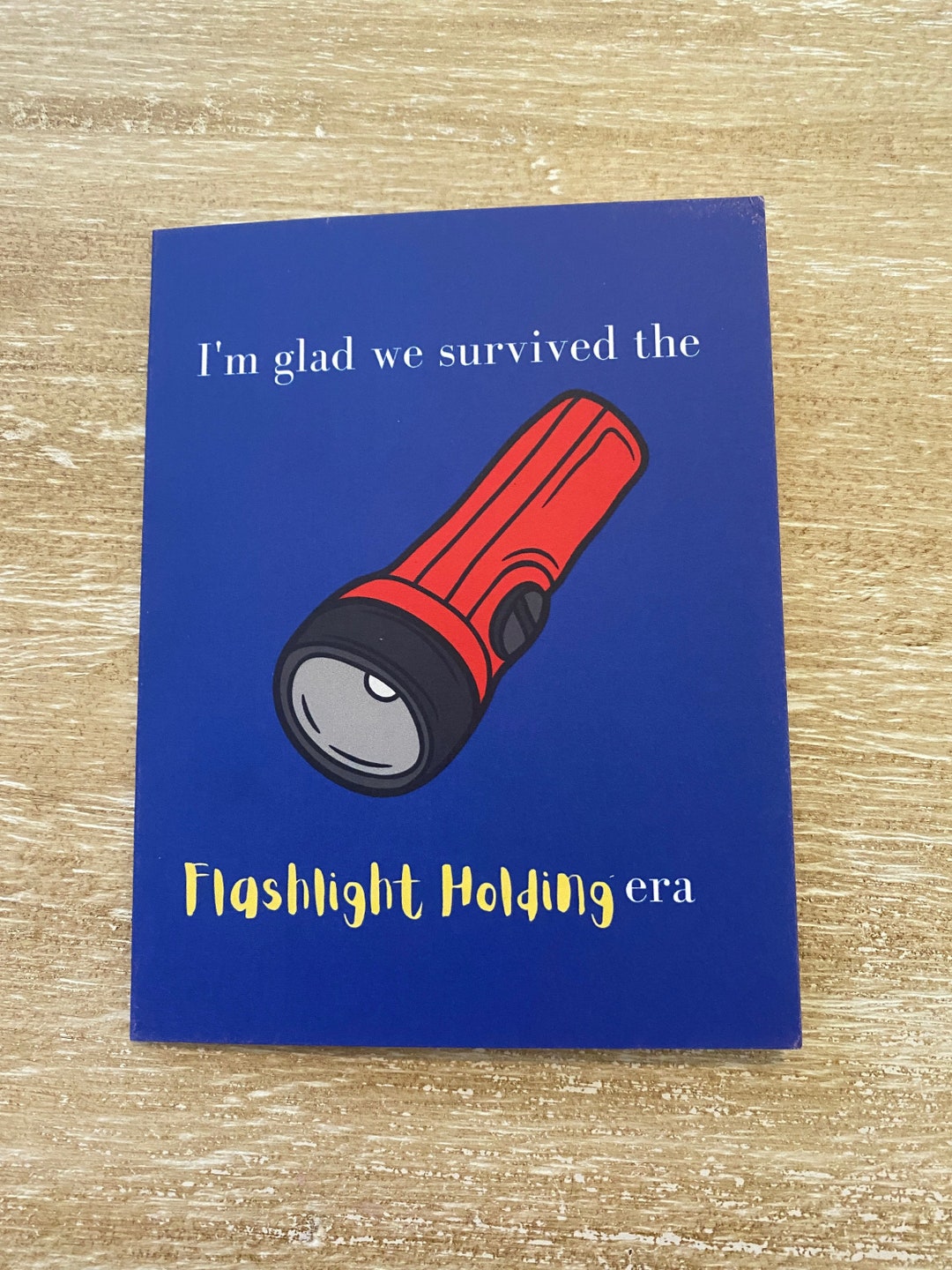 Flashlight Era Card Father's Day Card Sarcastic Father's Day Card ...