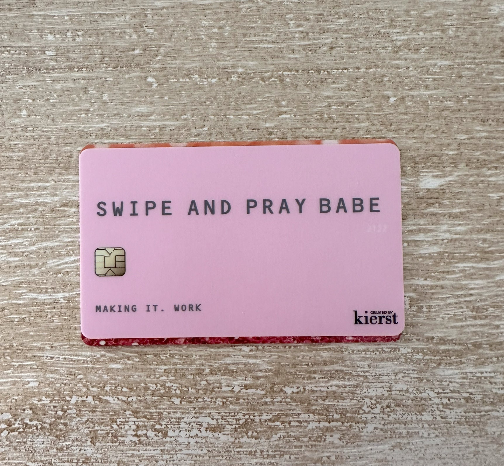 Swipe & Pray Decoration Small Rectangle Sticker NOT for Card - Etsy