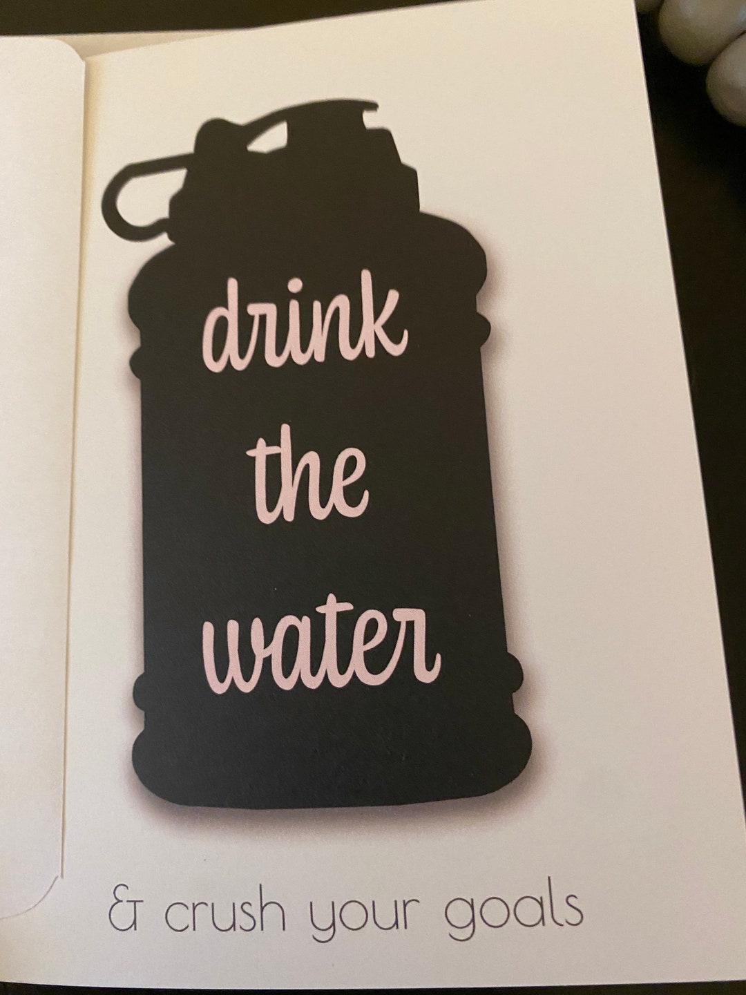 Water Goals Encouragement Card - Etsy Österreich