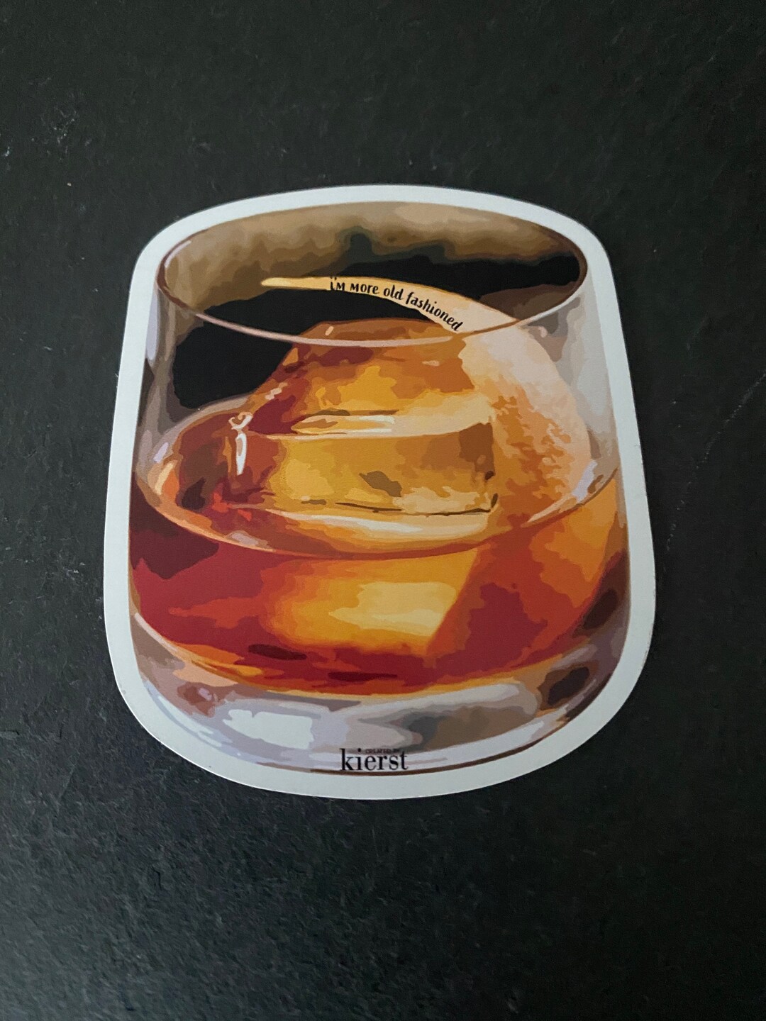 Old Fashioned Sticker Whiskey Bourbon Classy - Etsy