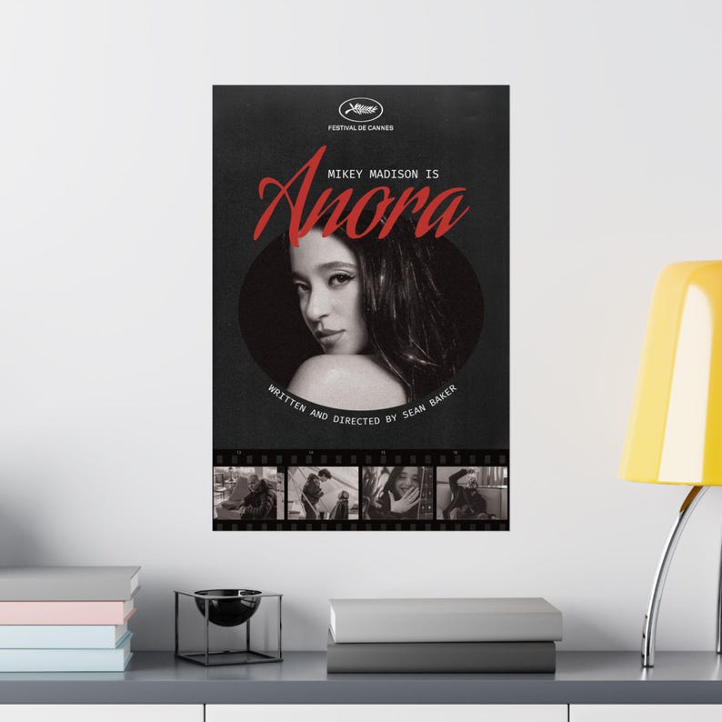 Anora Movie Poster | Dorm Room Poster | Graphic Design Poster - Etsy