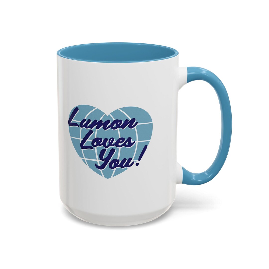 Mug, Hand Illustrated 'lumon Loves You' Severance Apple TV Inspired Sky ...
