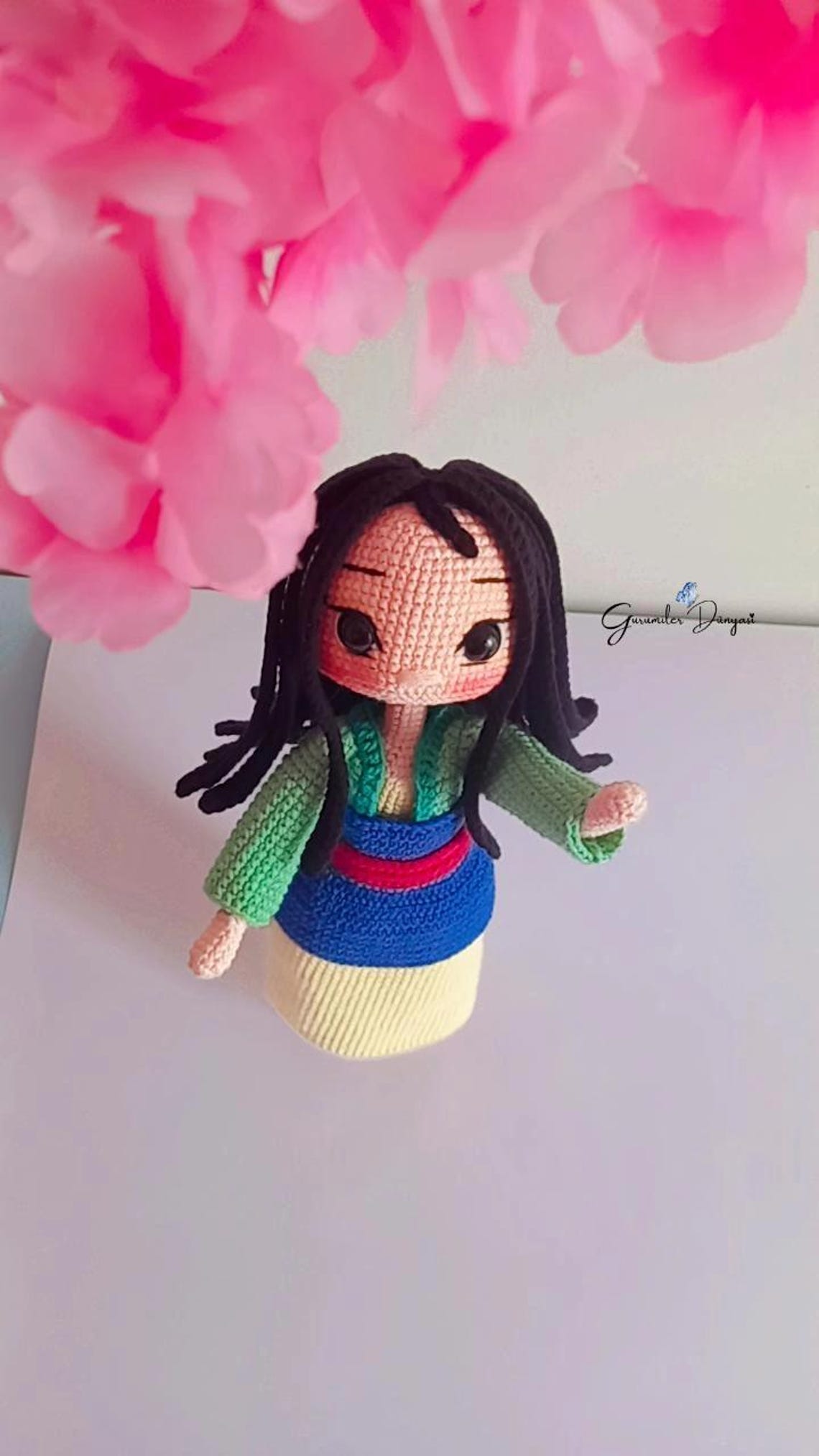 Crochet Doll Pattern: Amigurumi Doll Mulan (PDF English) - Etsy