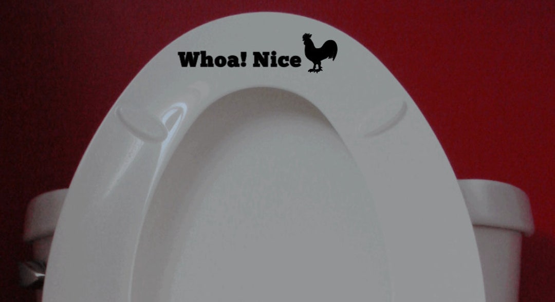 Whoa! Nice (cock) Sticker Vinyl Decal | Funny Sticker Vinyl Decal ...