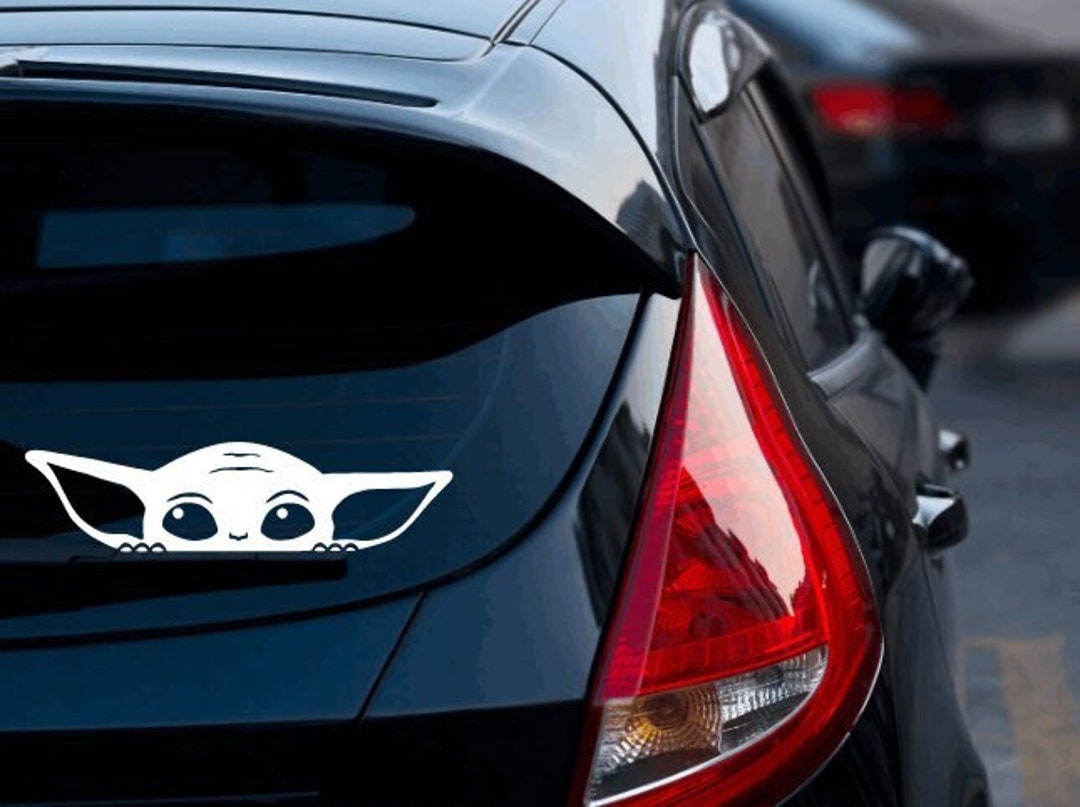 Baby Alien Peeking Decal for Your Car Truck Suv Van Phone Wall ...