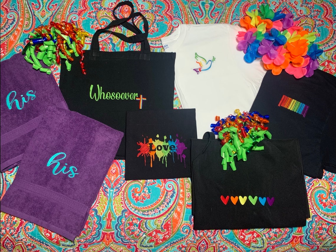 LGBTQIA Hand Towels Set, Gay Wedding Gift, Gay Couple Gift, Gay ...