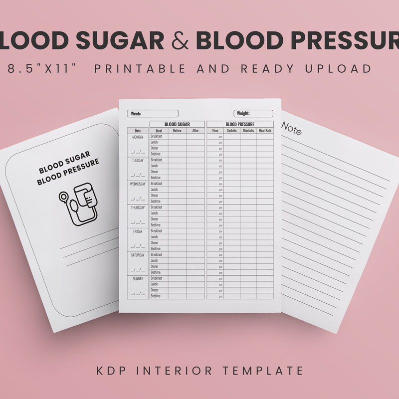 Blood Sugar Tracker - Etsy