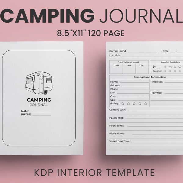 Camping Journal - Etsy