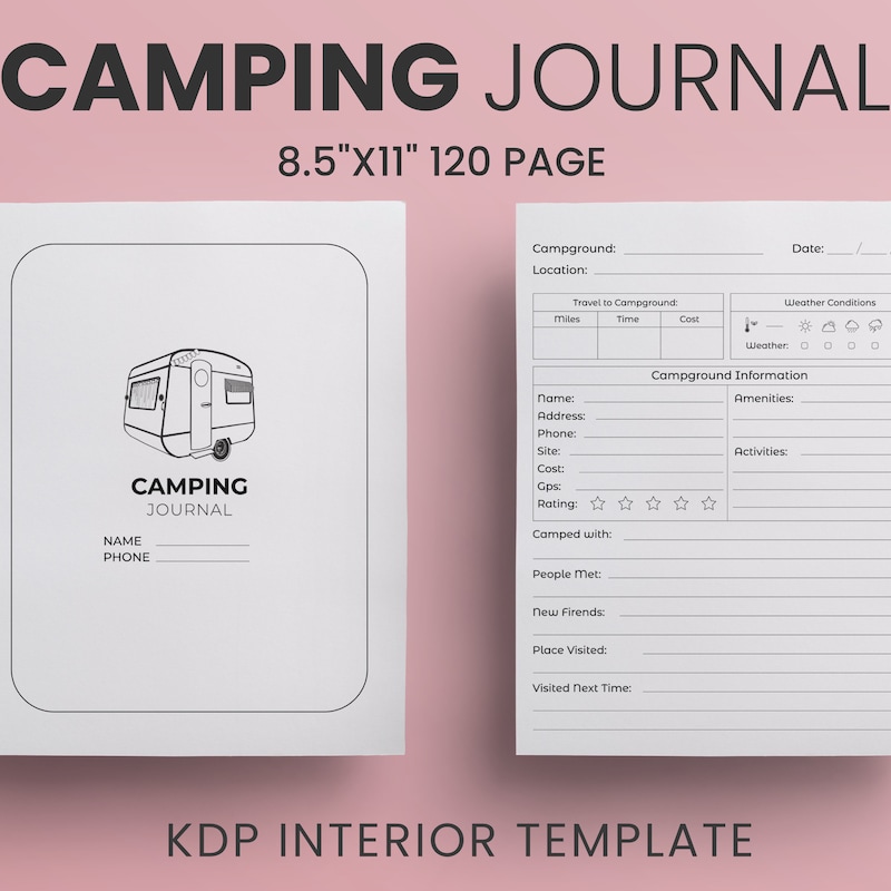 Camping Journal - Etsy
