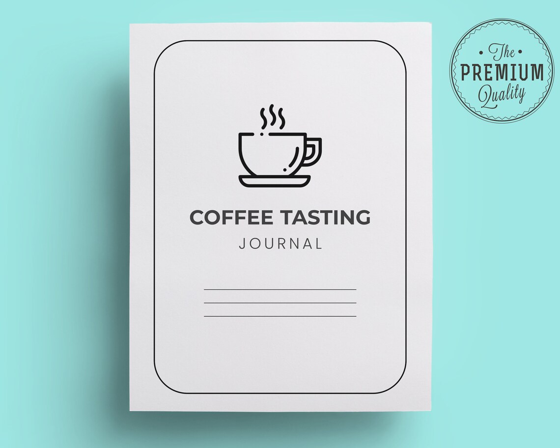 Coffee Tasting Journal PDF Printable Download | Template Sheet to ...