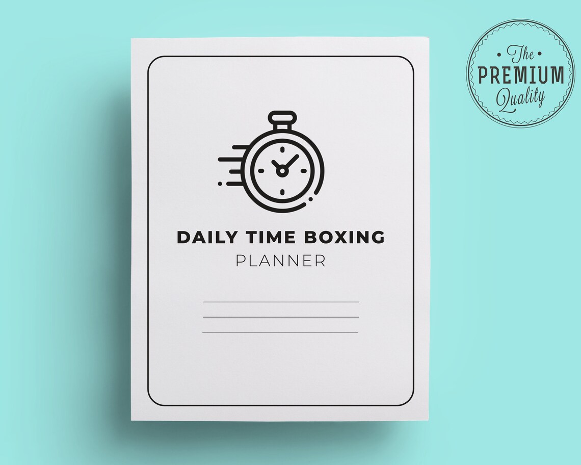 Daily Time Boxing Planner To-do List Work Sheet, Planner Printable ...