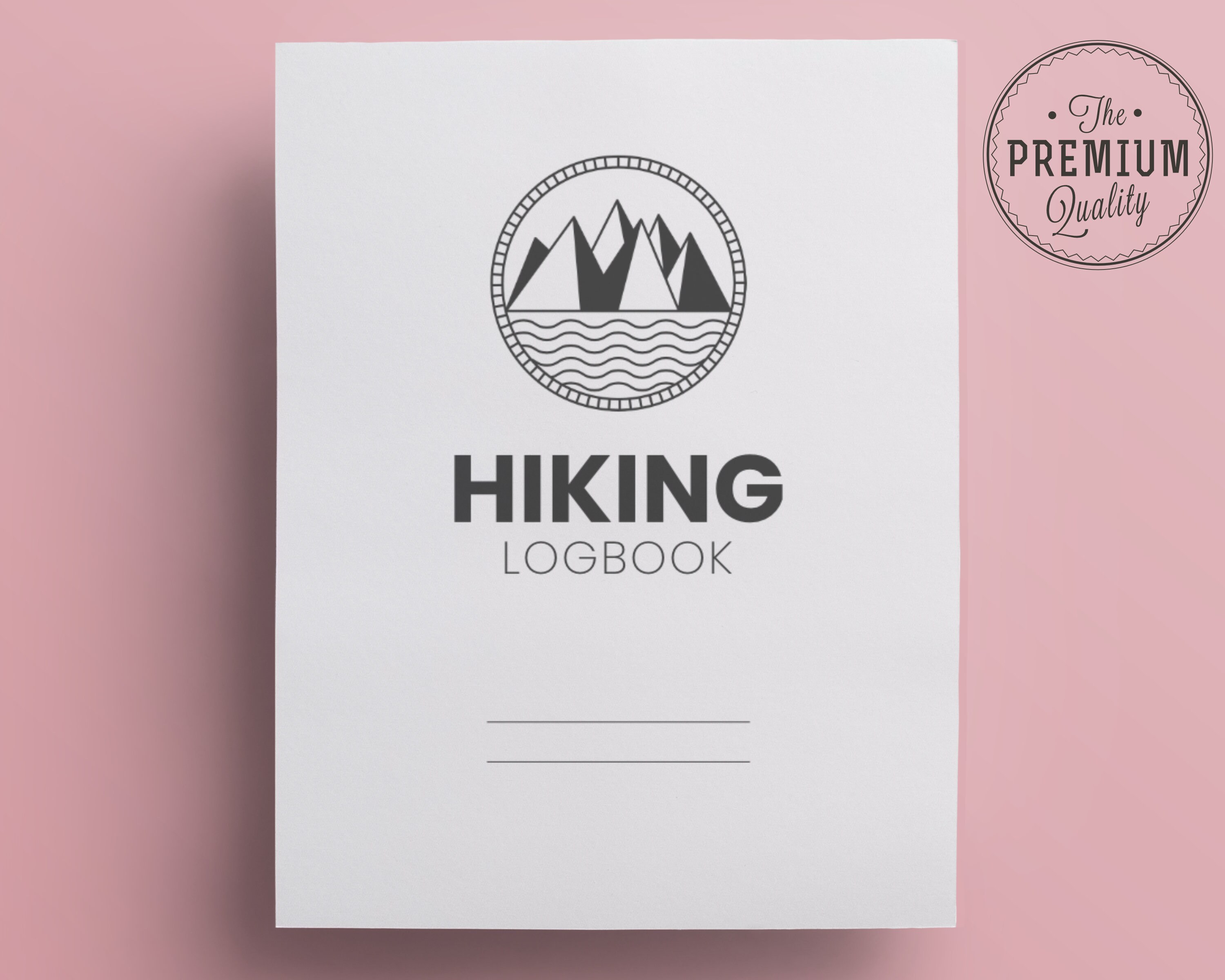 Hiking Logbook KDP Interior Template 8.5x11 Inches 120 Page Ready to ...