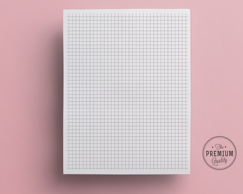 Graph Paper Notebook 8.5X11 Inches Ready to Upload PDF Commercial Use ...