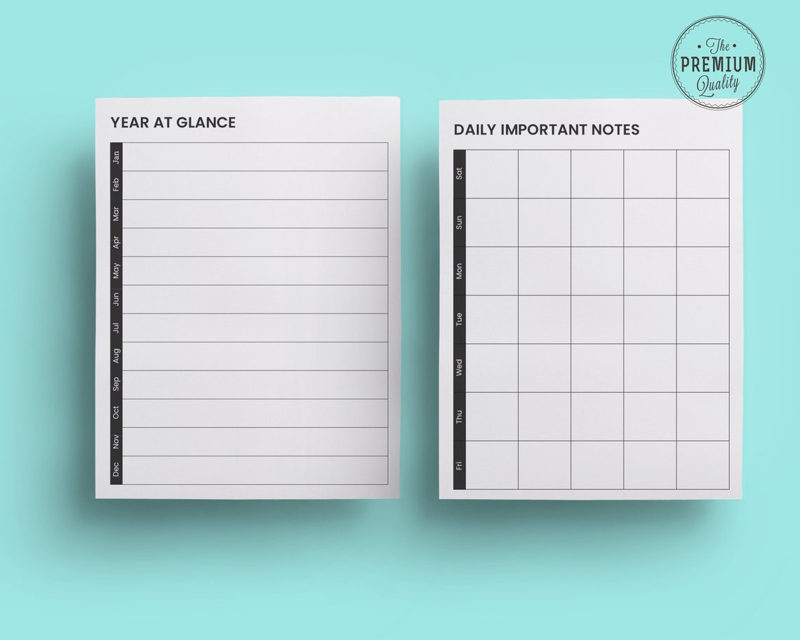 ADHD Planner,adult ADHD Journal, Organizer, Daily Planner, Adhd Life ...