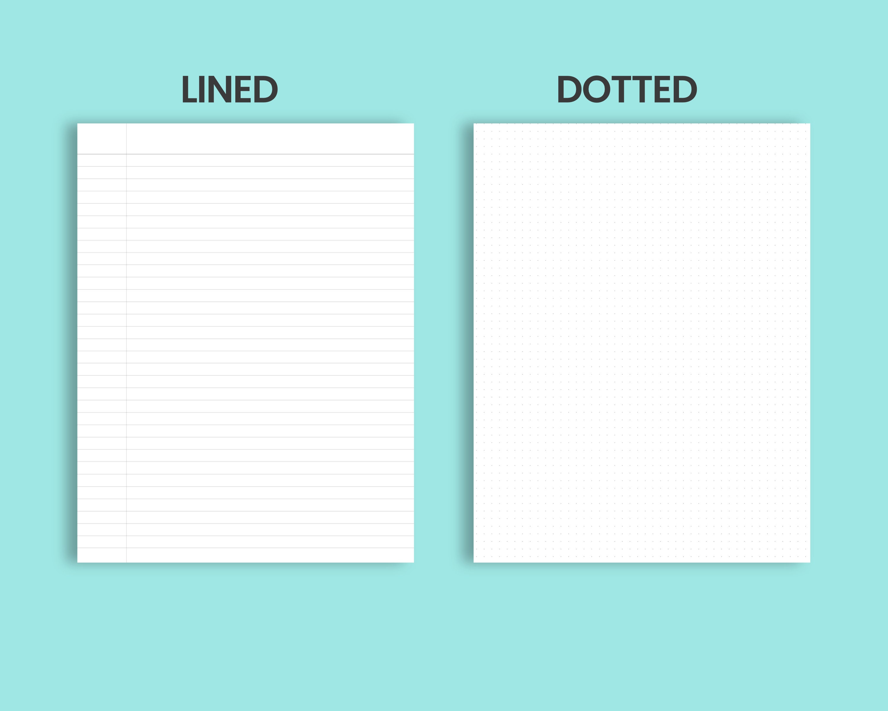 KDP Interiors Bundle: Blank Lined, Dot Grid, Grid Paper (120 Page ...