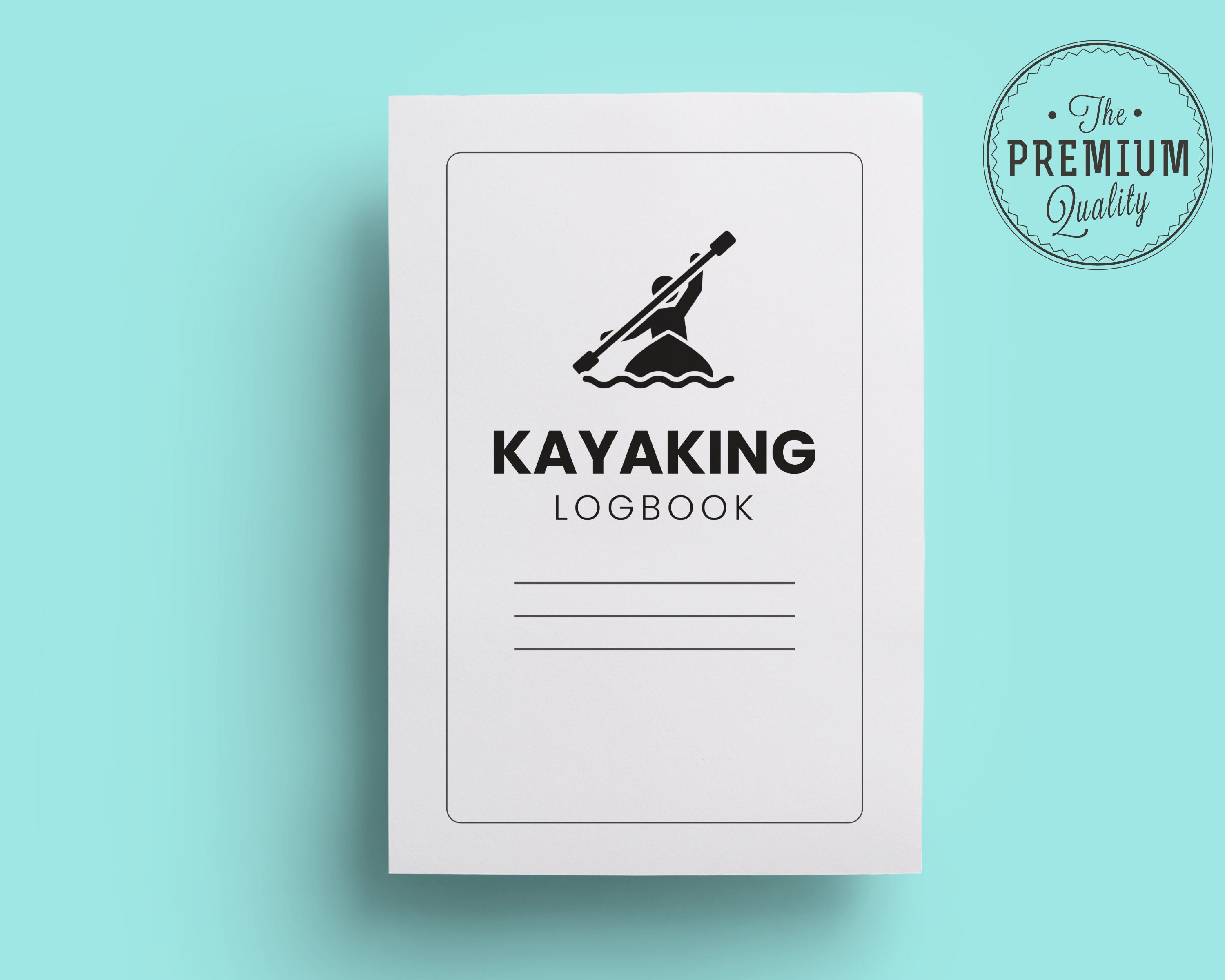 Kayaking Logbook 6x9 120 Pages Interior Ready to Upload PDF Commercial ...