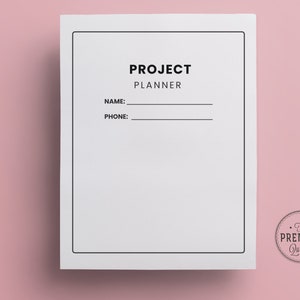Project Plannerwork Planner Meeting Productivity Planner - Etsy