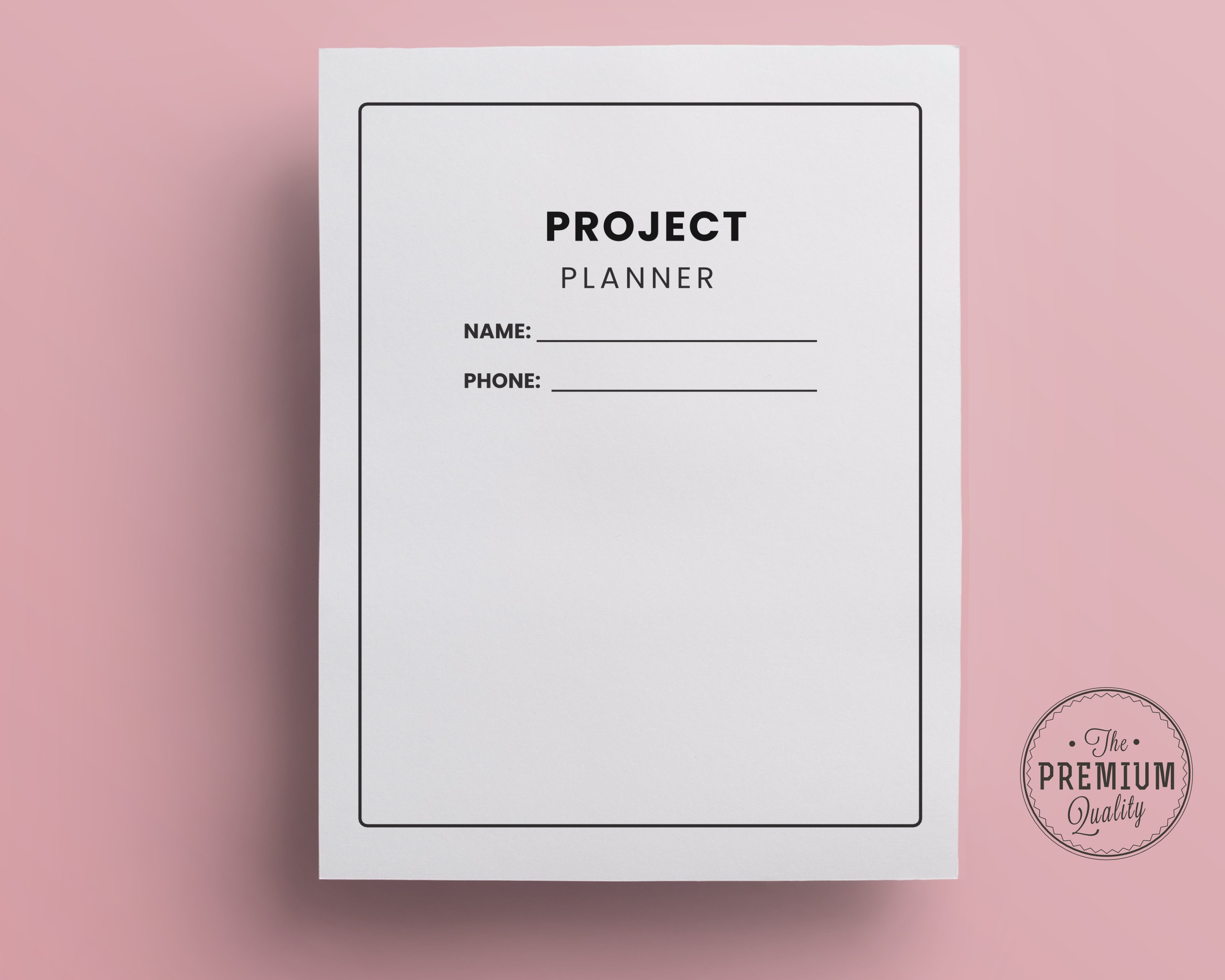 Project Plannerwork Planner Meeting Productivity Planner - Etsy