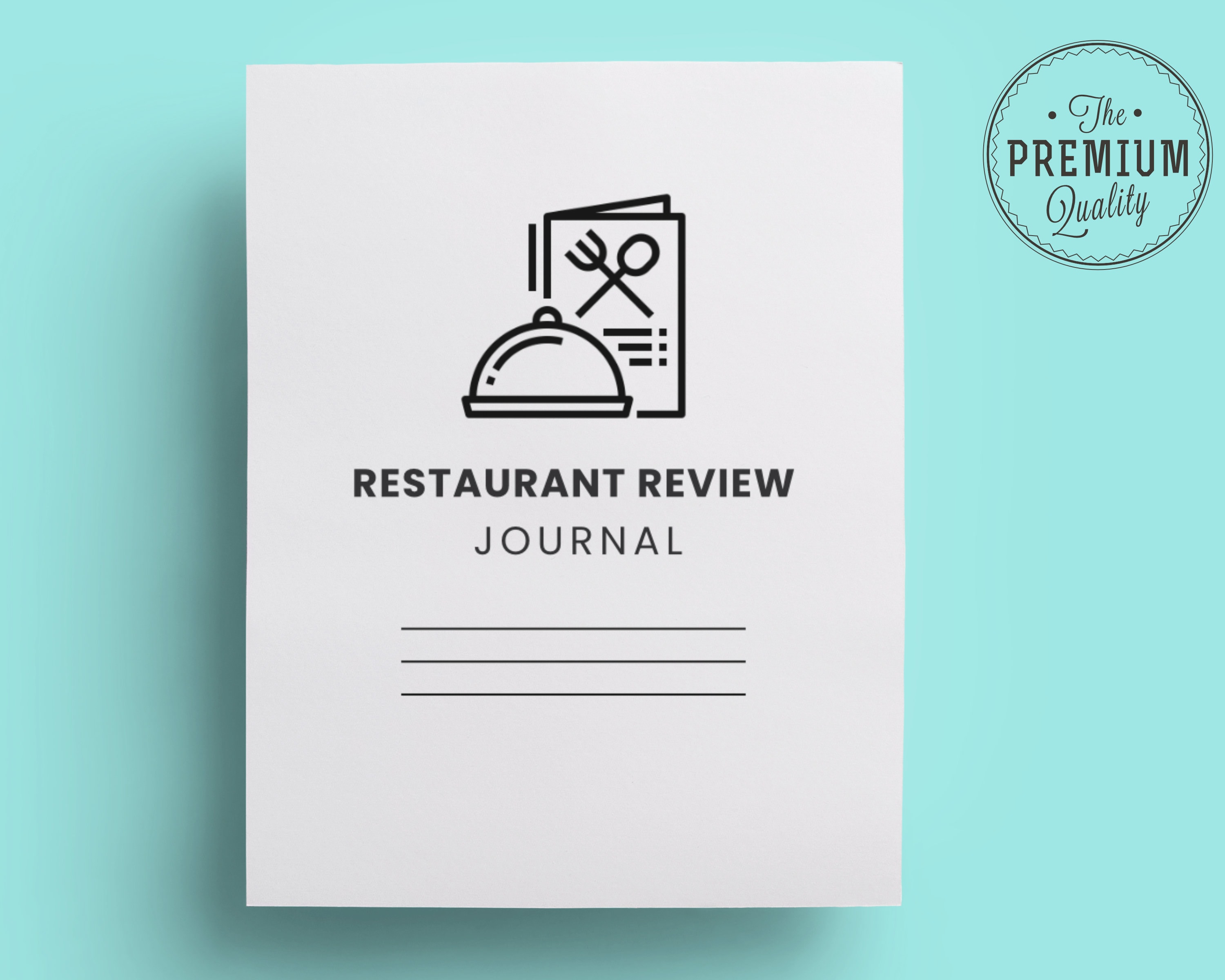 Digital Restaurant Review Journal,food Review Journal,commercial Use ...