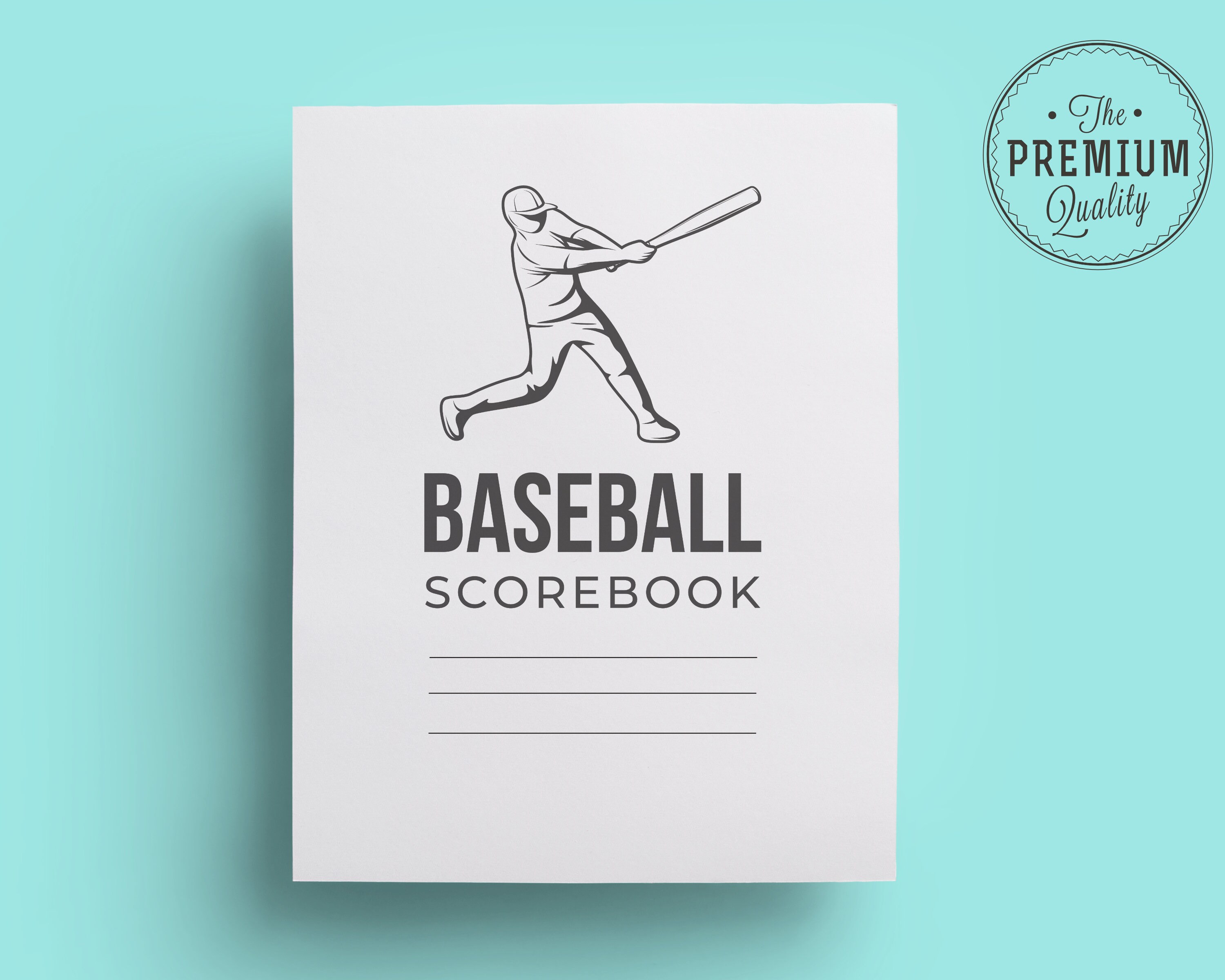 Baseball Scorebook 8.5x11 Inches (with Bleed) Ready to Upload PDF ...