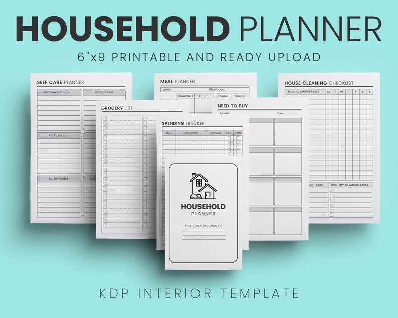 Household Planner | Home Maintenance Planner | Household Budget ...