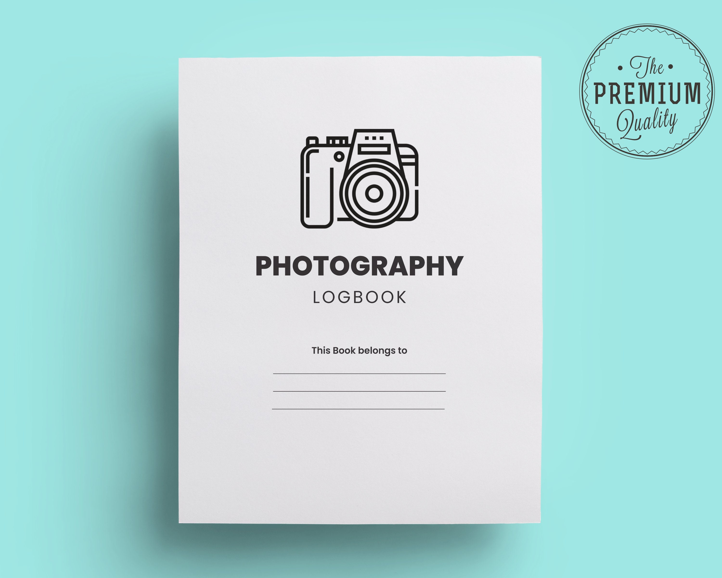 Approved KDP Photography Logbook Photographer Planner Printable ...