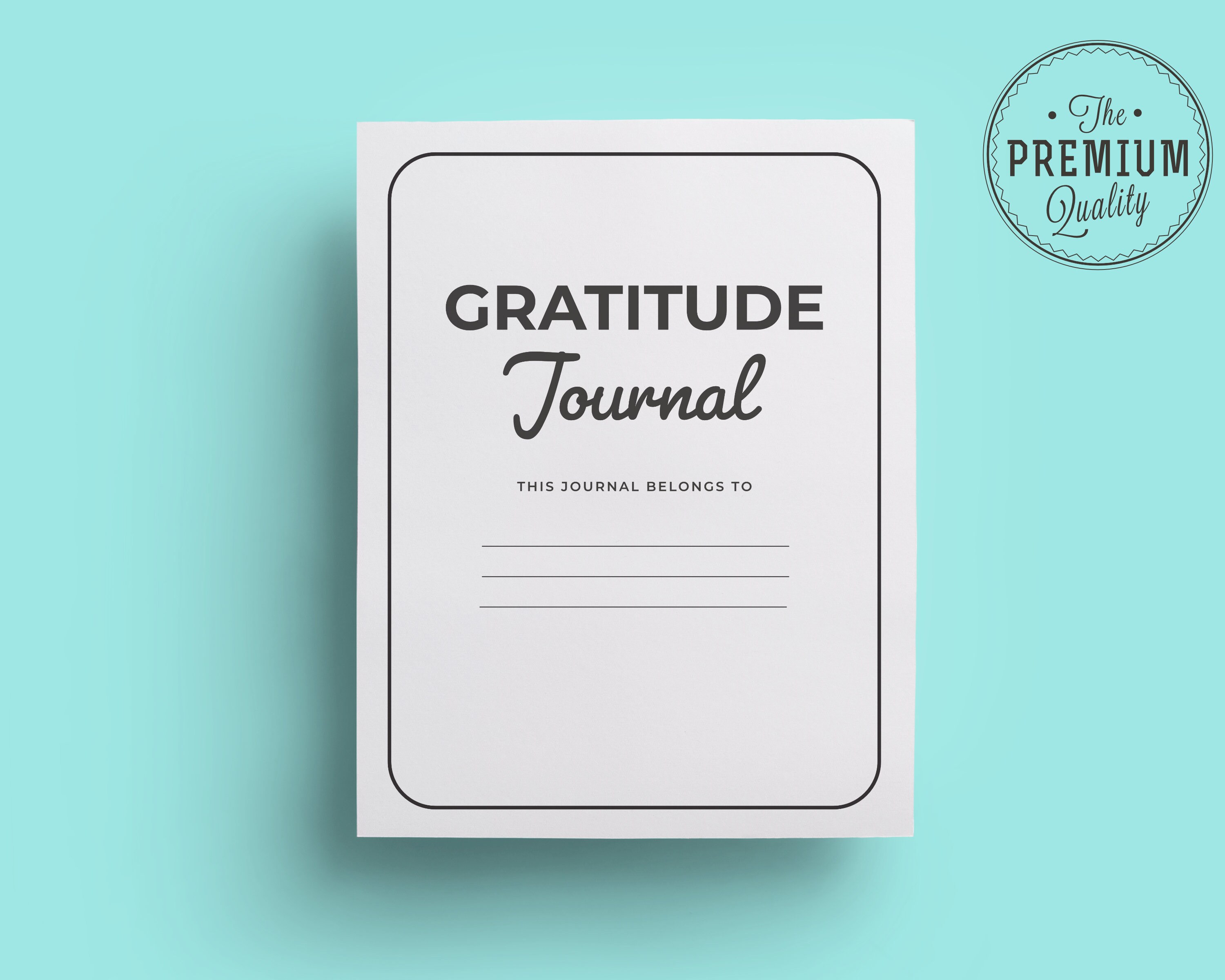 Gratitude Journal 6x9 and 8.5X11 Inches Ready to Upload Pdf,gratitude ...