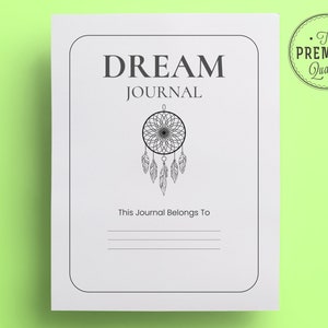 Dream Journal 6x9 and 8.5x11 Inches Ready to Upload PDF Commercial Use ...