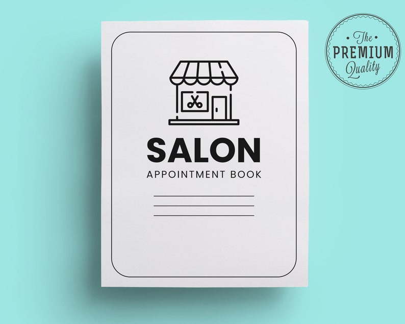 Salon Appointment Book, Salon Digital Planner, Beauty Salon Planner ...