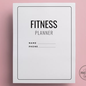 Fitness Planner KDP Interior - 8.5 X 11 Commercial Use Ready to Upload ...