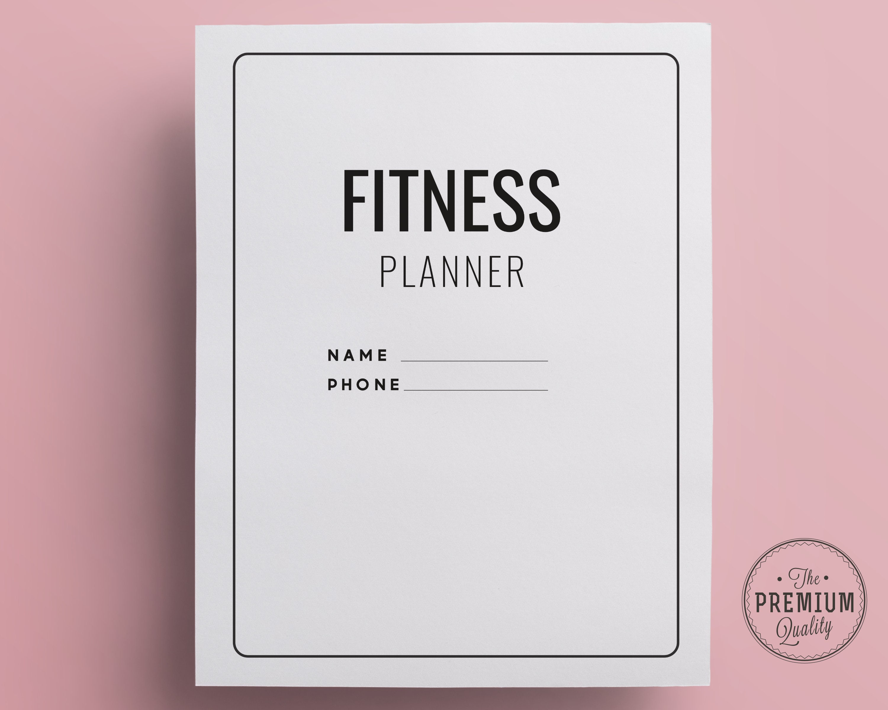 Fitness Planner KDP Interior - 8.5 X 11 Commercial Use Ready to Upload ...