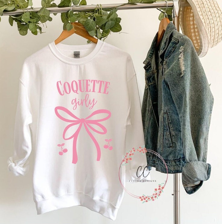 Coquette Svg, Coquette Aesthetic, Coquette Shirt, Pink Bow Svg, Cherry ...