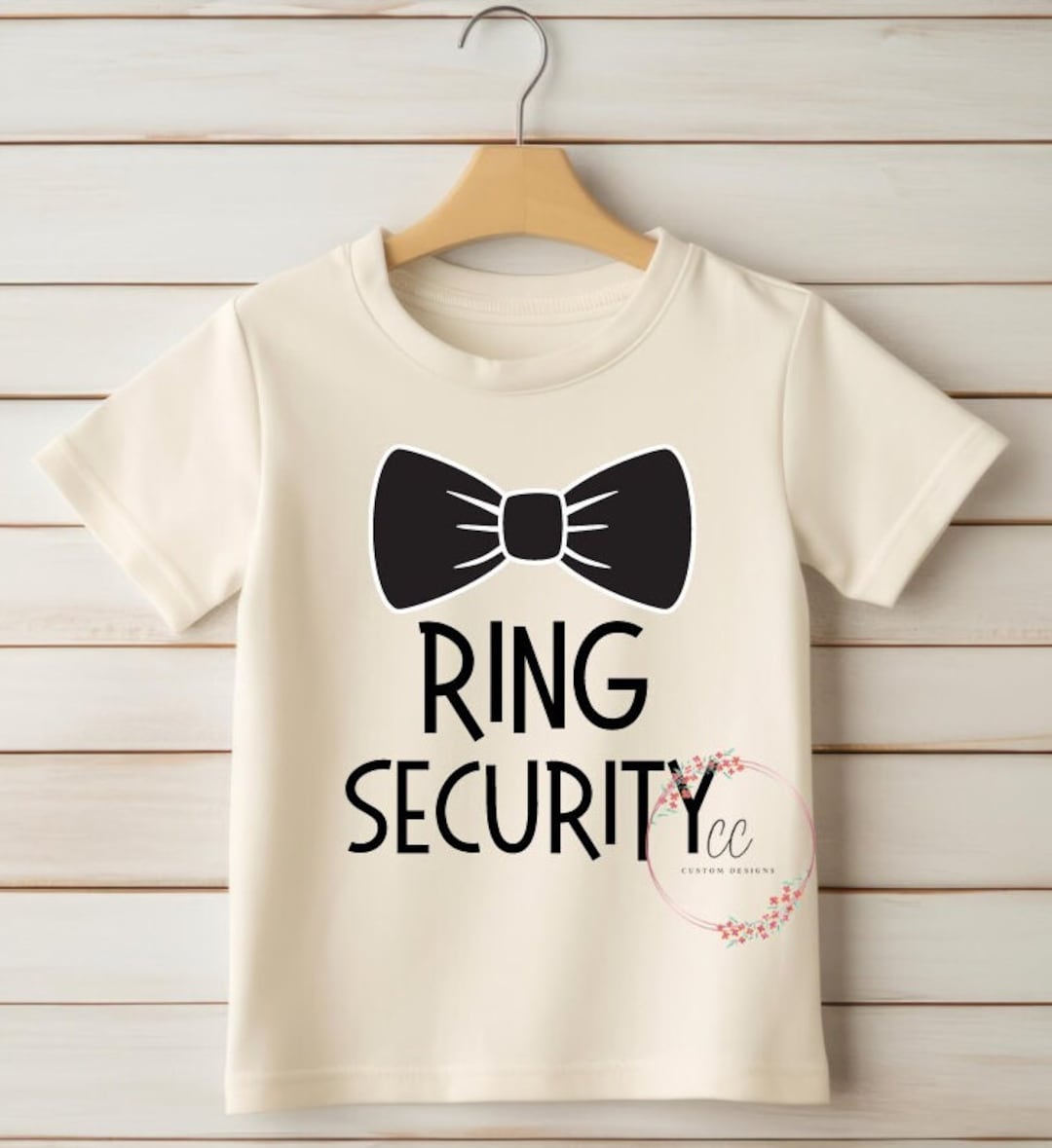 Ring Security Svg, Ring Bearer Svg, Ring Security Shirt, Ring Bearer ...