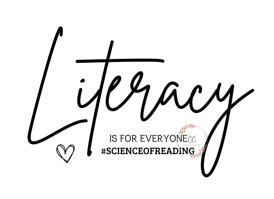 Literacy is for Everyone Svg Literacy Svg Science of Reading - Etsy