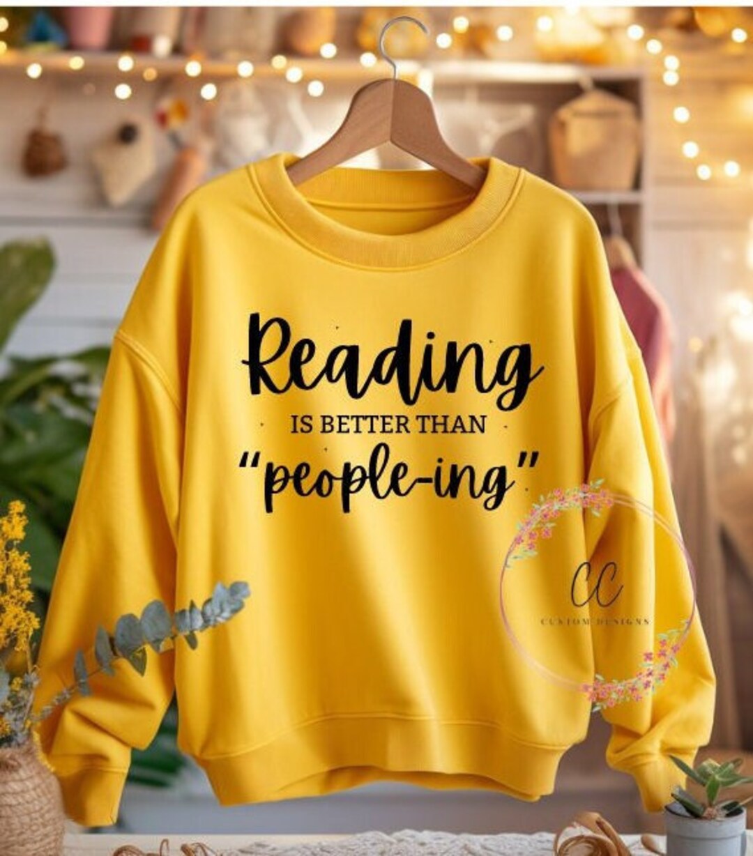 Reading is Better Than People-ing Svg, Reading Svg, Book Lover Svg ...