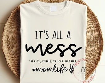 It's All Messy PNG SVG - Etsy