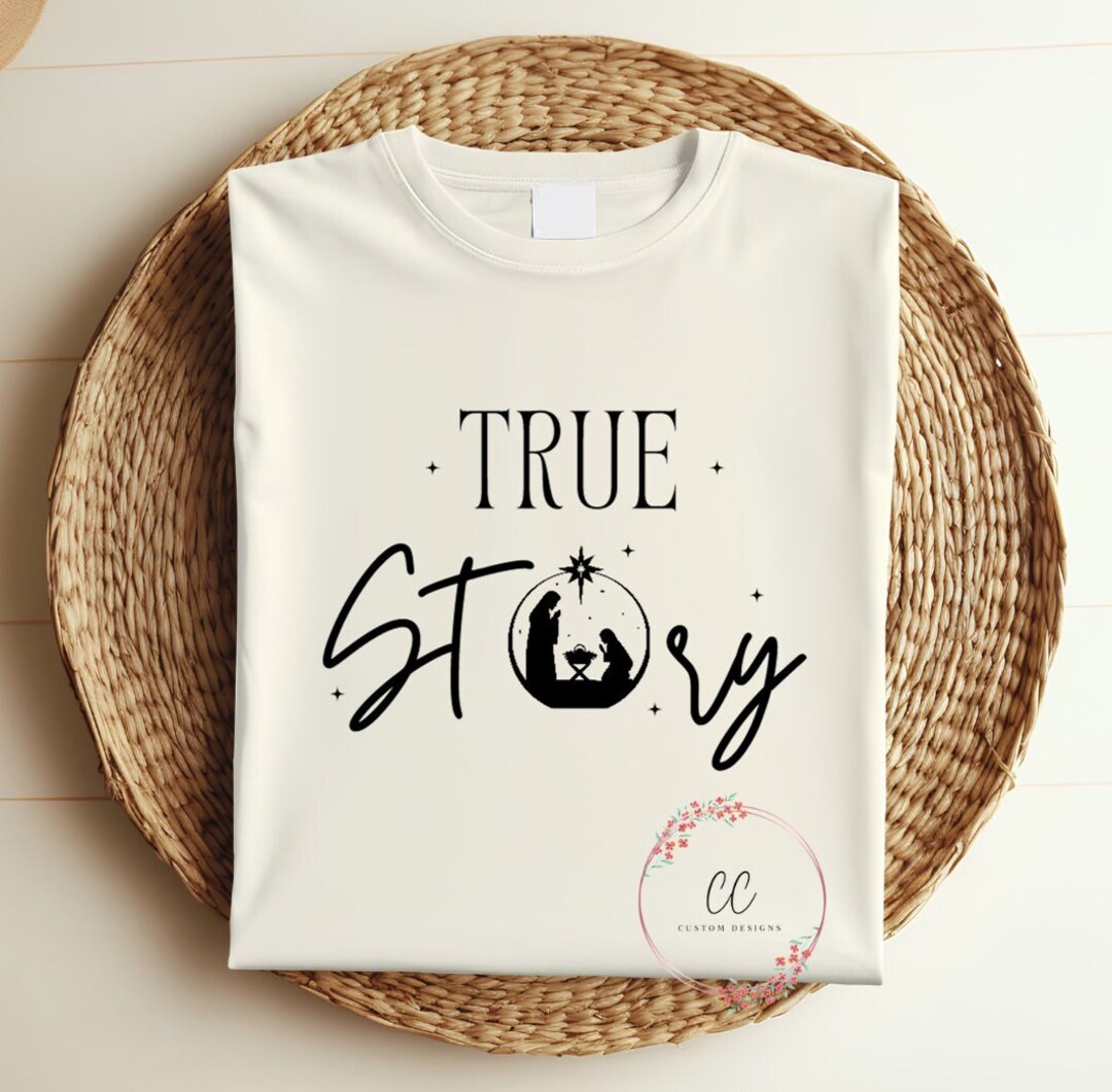 True Story SVG Nativity Scene Svg True Story Nativity Svg - Etsy
