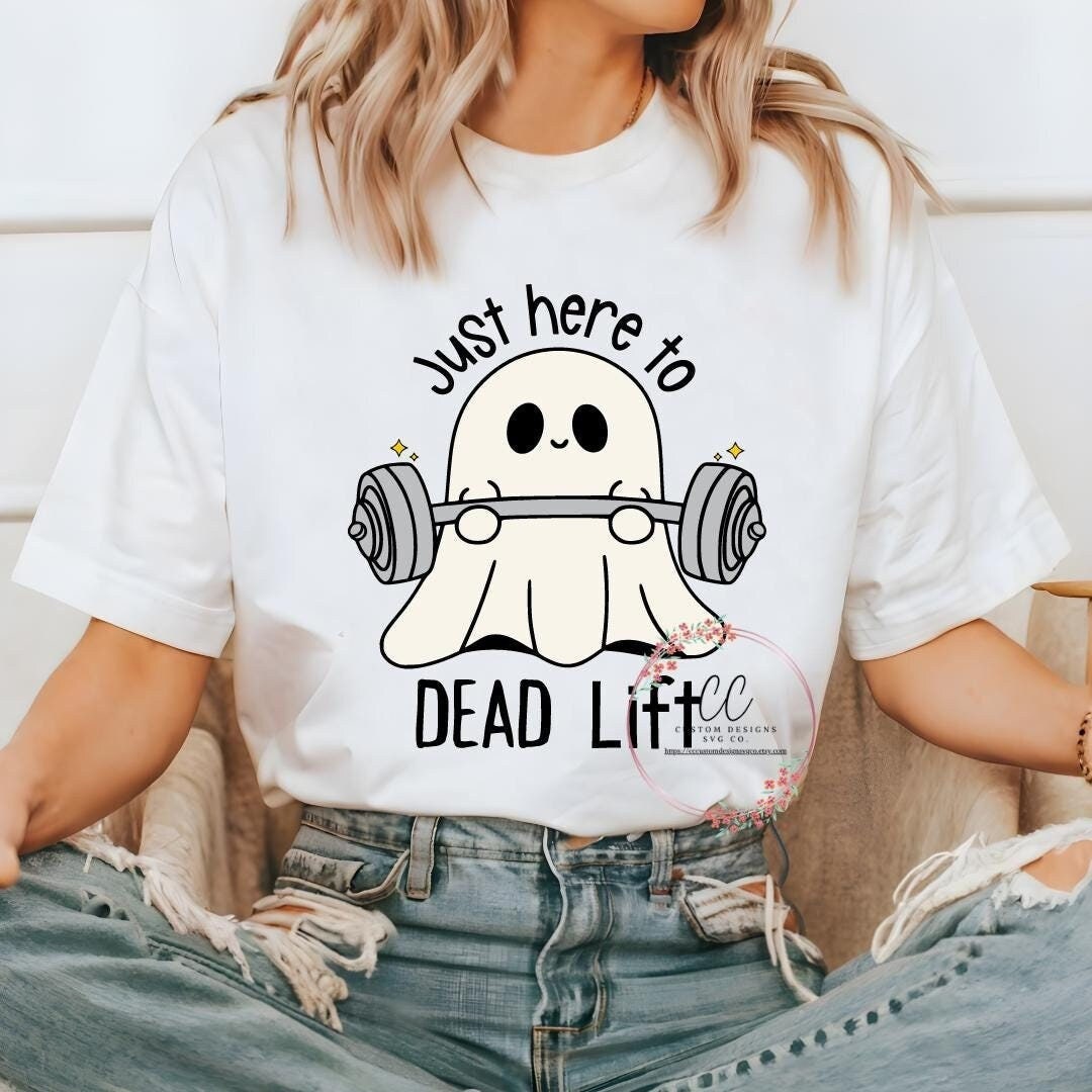 Fitness Ghost Svg, Ghost Exercise Svg, Cute Ghost Svg, Dead Life Ghost ...
