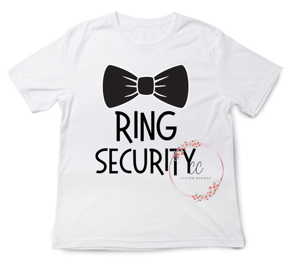 Ring Security Svg, Ring Bearer Svg, Ring Security Shirt, Ring Bearer ...