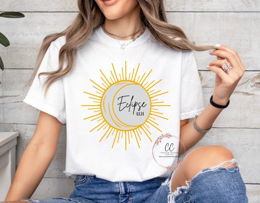 Solar Eclipse Svg, 2024 Total Solar Eclipse Svg, Solar Eclipse Shirt ...