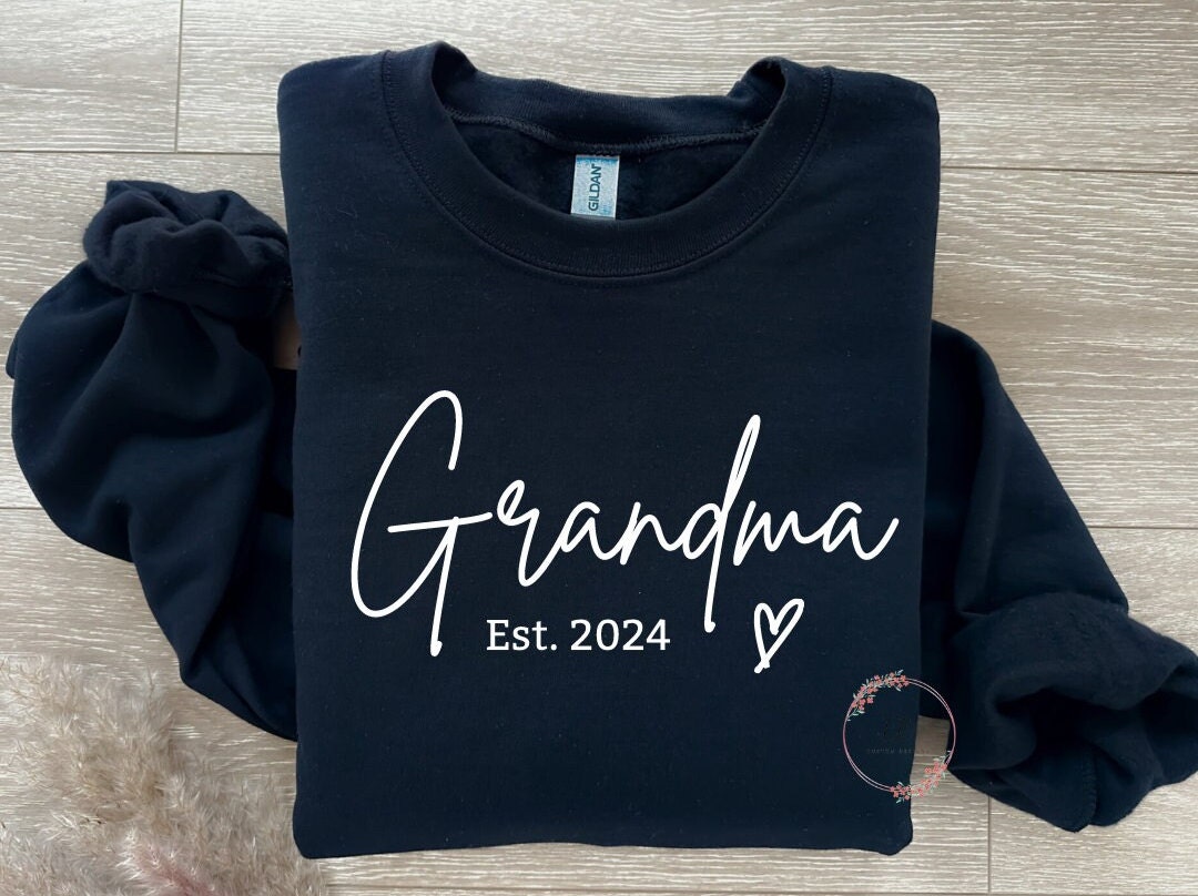 Grandma Est. 2024 Svg, Grandma Est. 2024 Shirt, Grandma Svg, Grandma ...