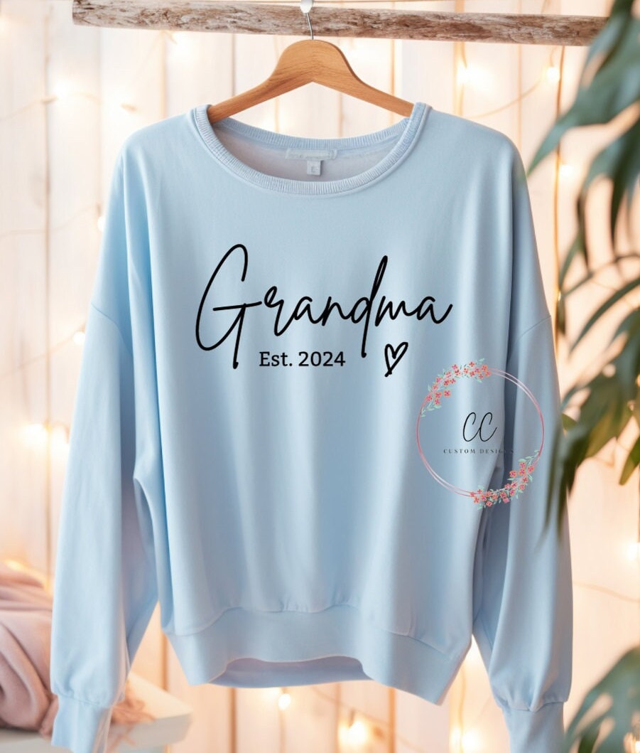 Grandma Est. 2024 Svg, Grandma Est. 2024 Shirt, Grandma Svg, Grandma ...
