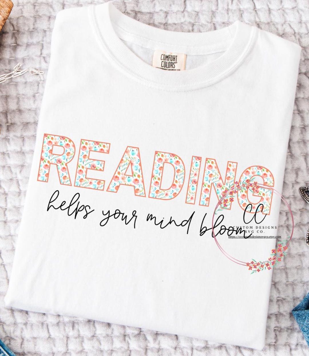 Reading Helps Your Mind Bloom PNG | Read Across America Png | Book ...