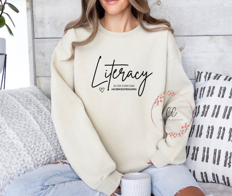 Literacy is for Everyone Svg, Literacy Svg, Science of Reading Svg ...