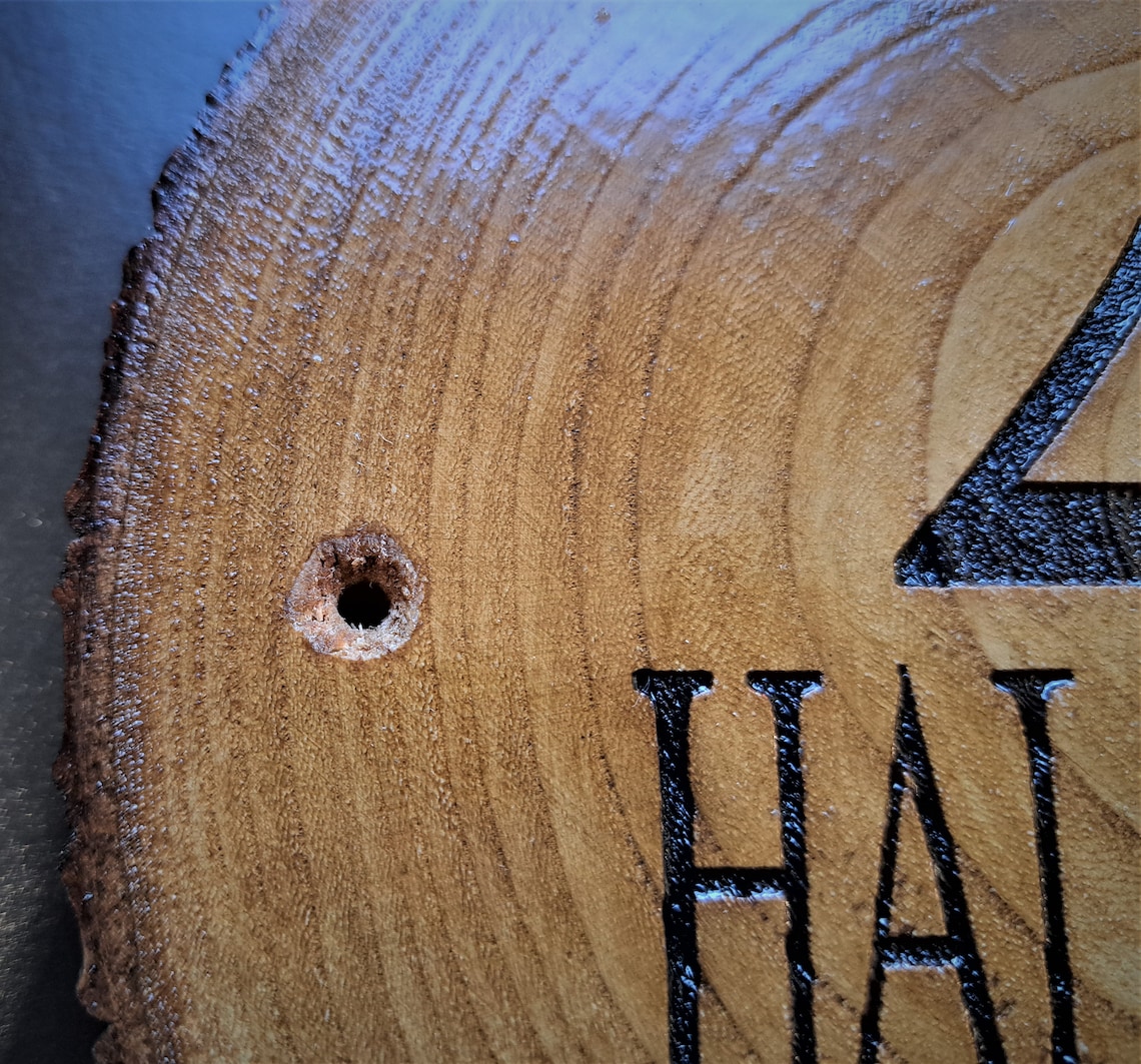 Wooden House Number Signs Pine Wooden Number Plaques Rustic - Etsy