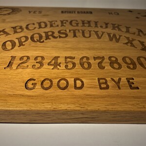 Spirit Board / Talking Board / Ouija Wooded Spirit Board Complete With ...