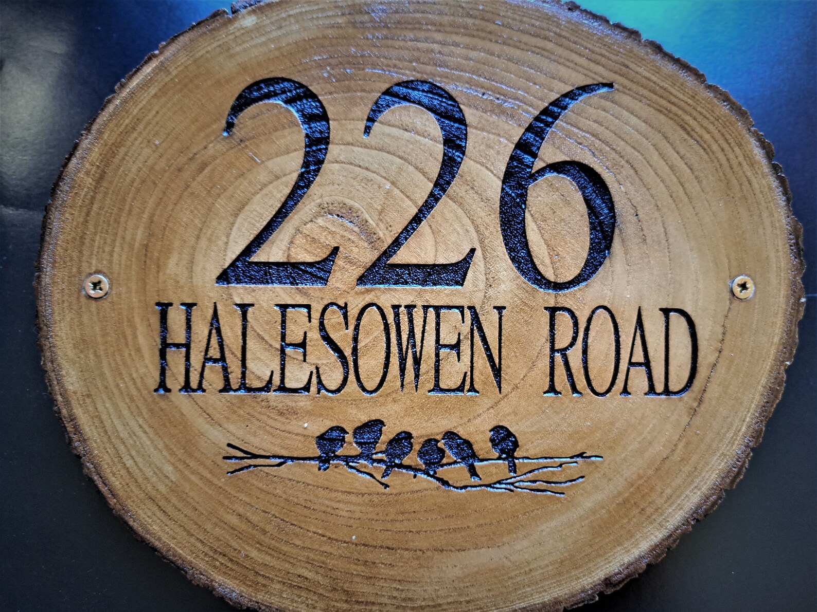 Wooden House Number Signs Pine Wooden Number Plaques Rustic - Etsy