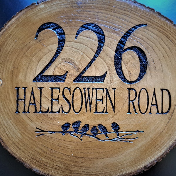 Wooden Address Sign - Etsy